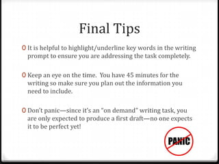 Writing on demand | PPTX