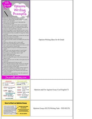 Writing Opinion Essay | PDF