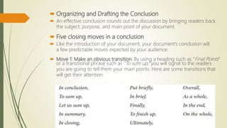 Technical Writing: Organisation and drafting of a document | PPTX