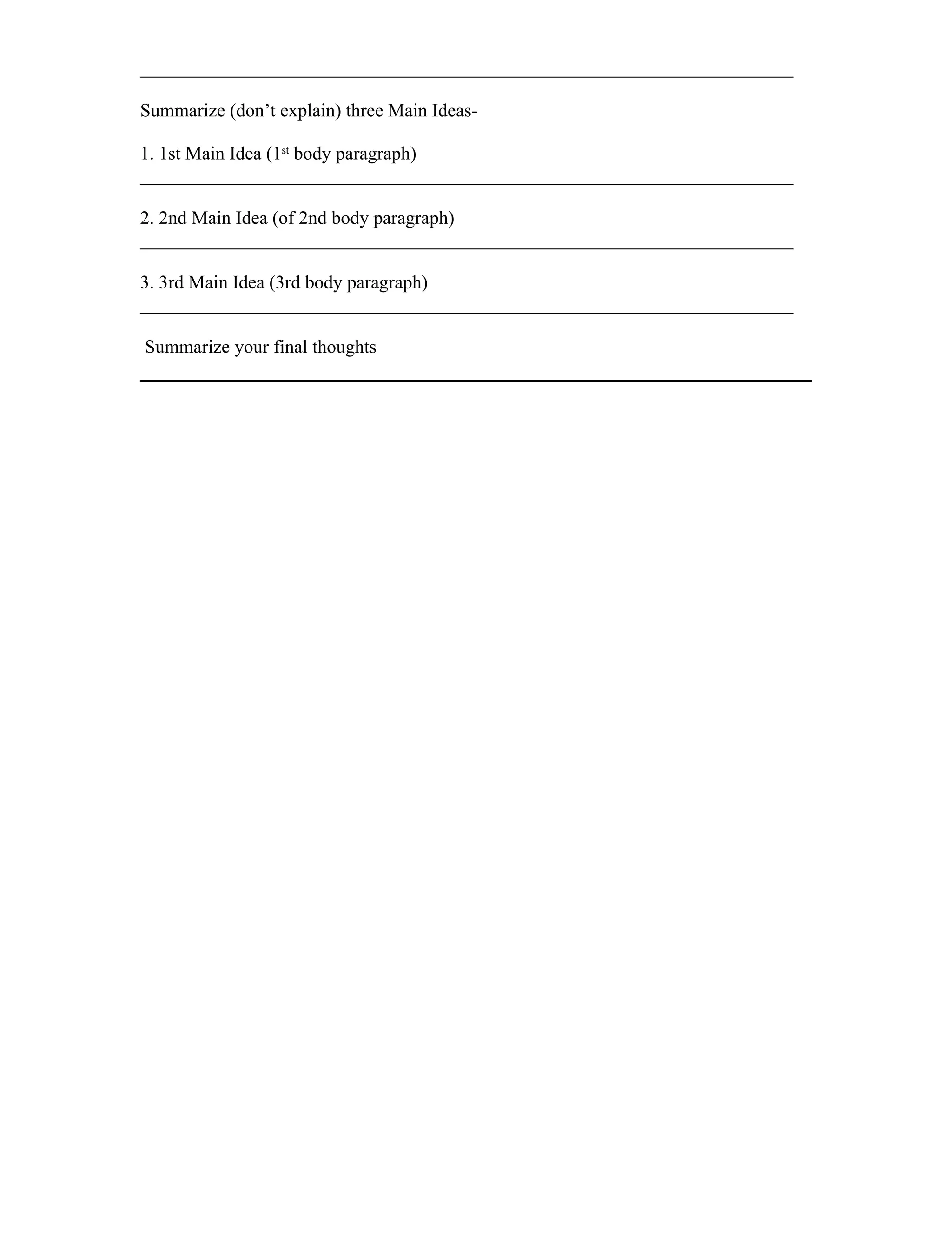 Writing outline graphic organizer2 | DOC