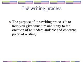 The Writing Process | PPS