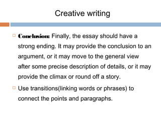 GCE O LEVEL Writing Paper | PPT