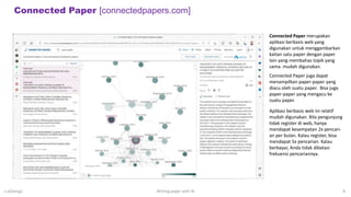 Writing Paper with AI oleh pak wing wicaksonopptx | PPT
