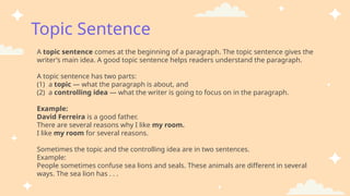 Writing Skill. How to write a paragraph. | PPT