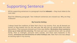 Writing Skill. How to write a paragraph. | PPTX