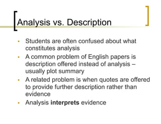 MEAL Plan for Writing Essay Paragraphs | PDF