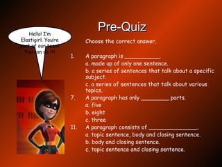 Writing Paragraphs | PPT