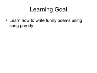 Parody Sentence Examples
