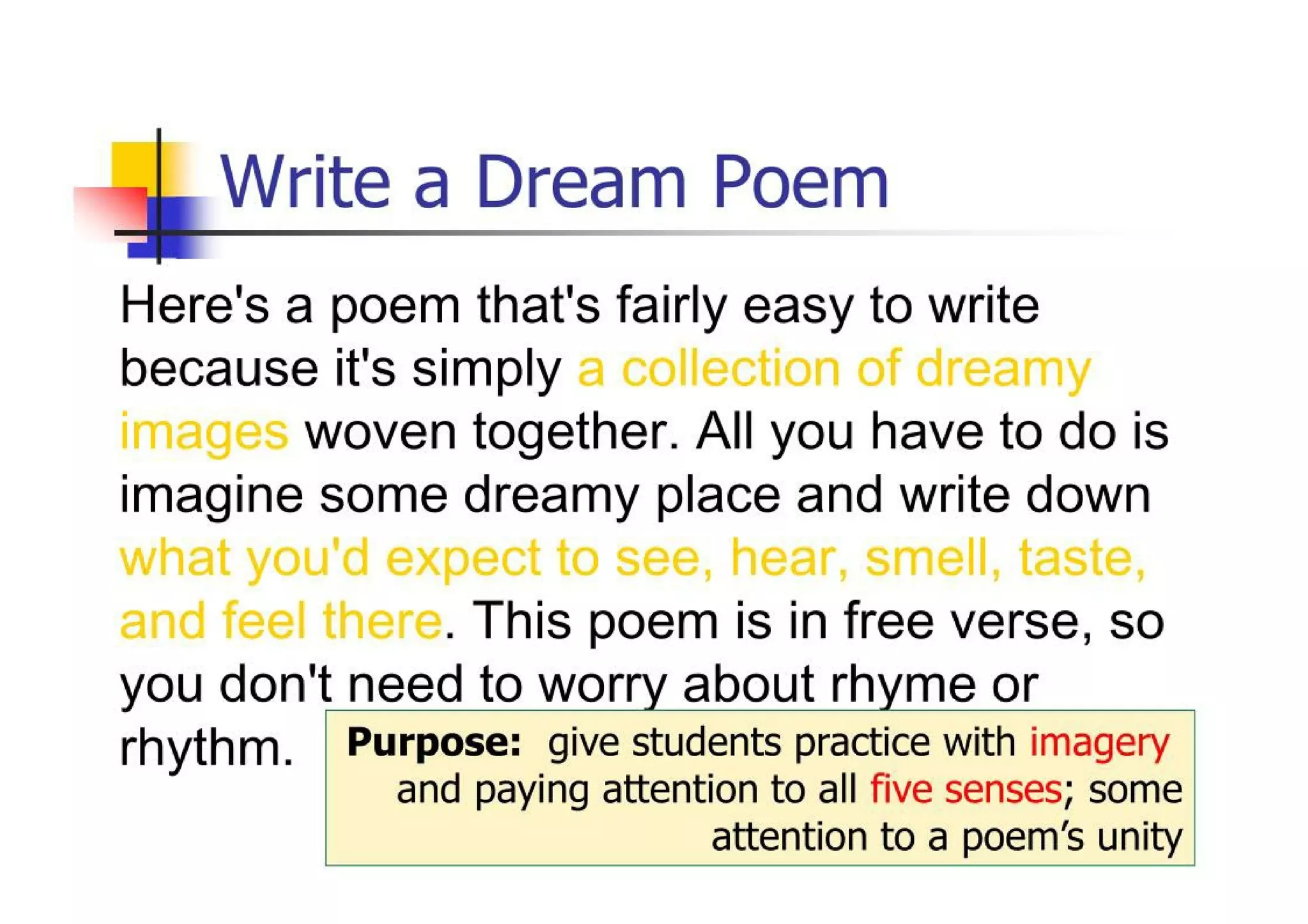 Writing Poems | PPT