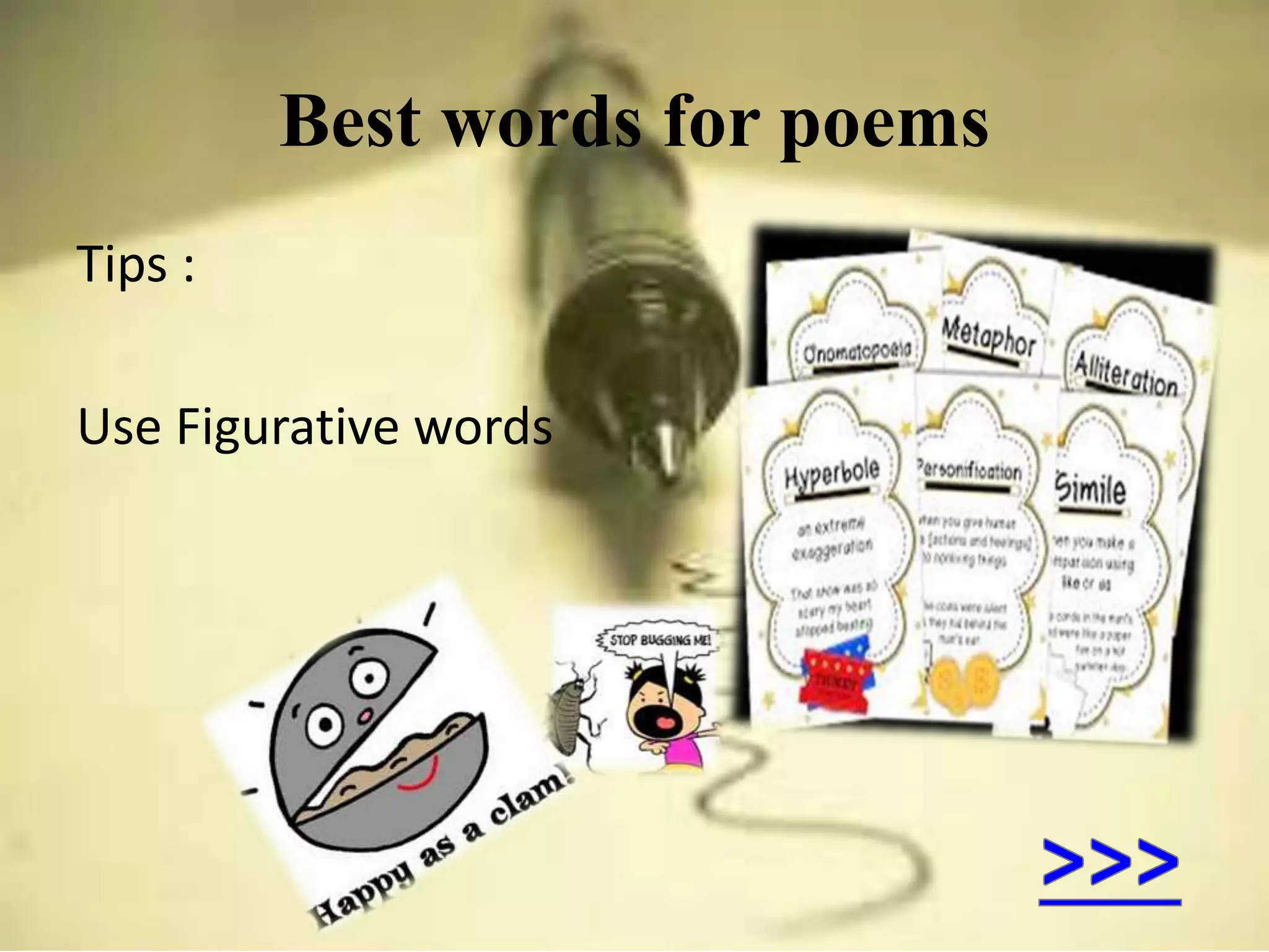 Writing poems your way | PPTX