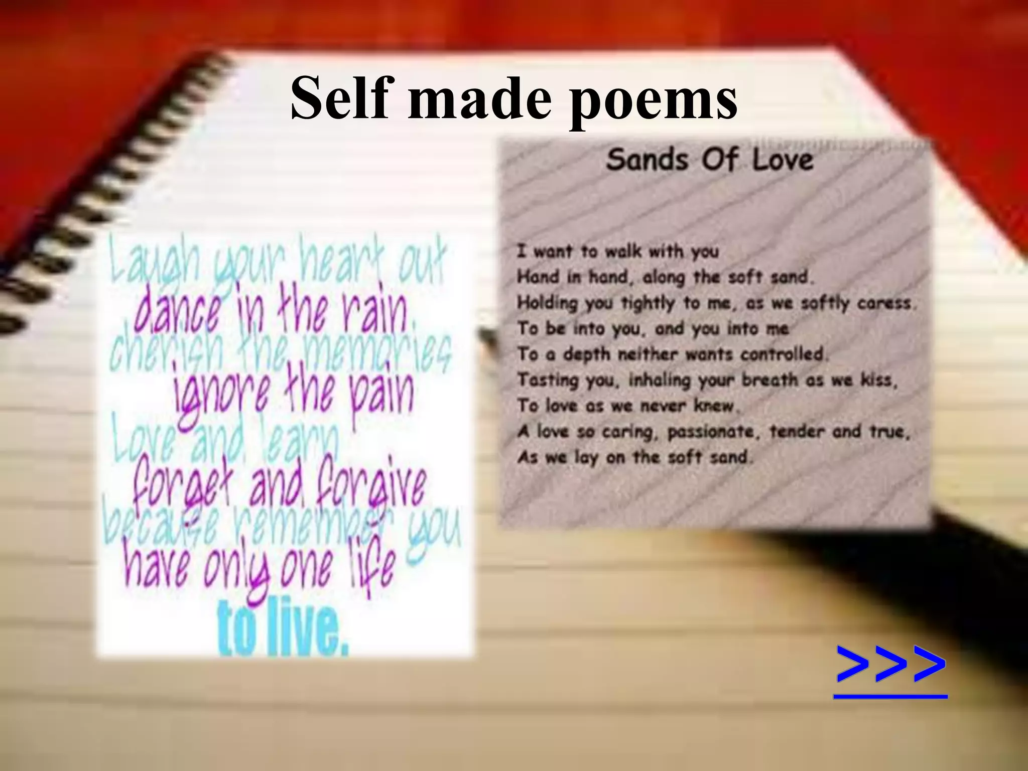Writing poems your way | PPTX