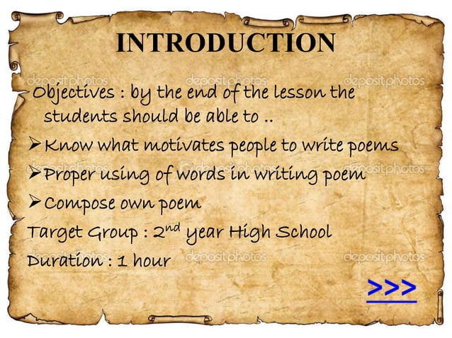 Writing poems your way | PPTX