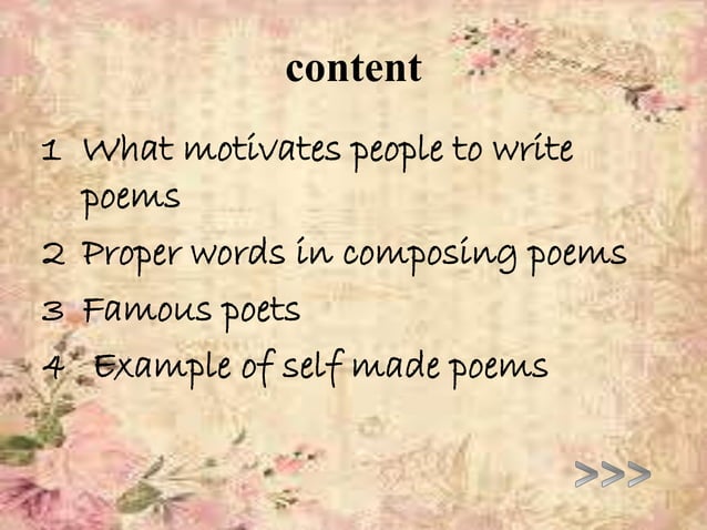 Writing poems your way | PPTX