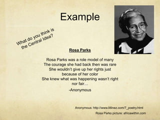 Writing Poetry | PPTX