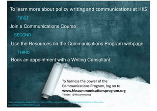 Writing Policy Papers | PDF