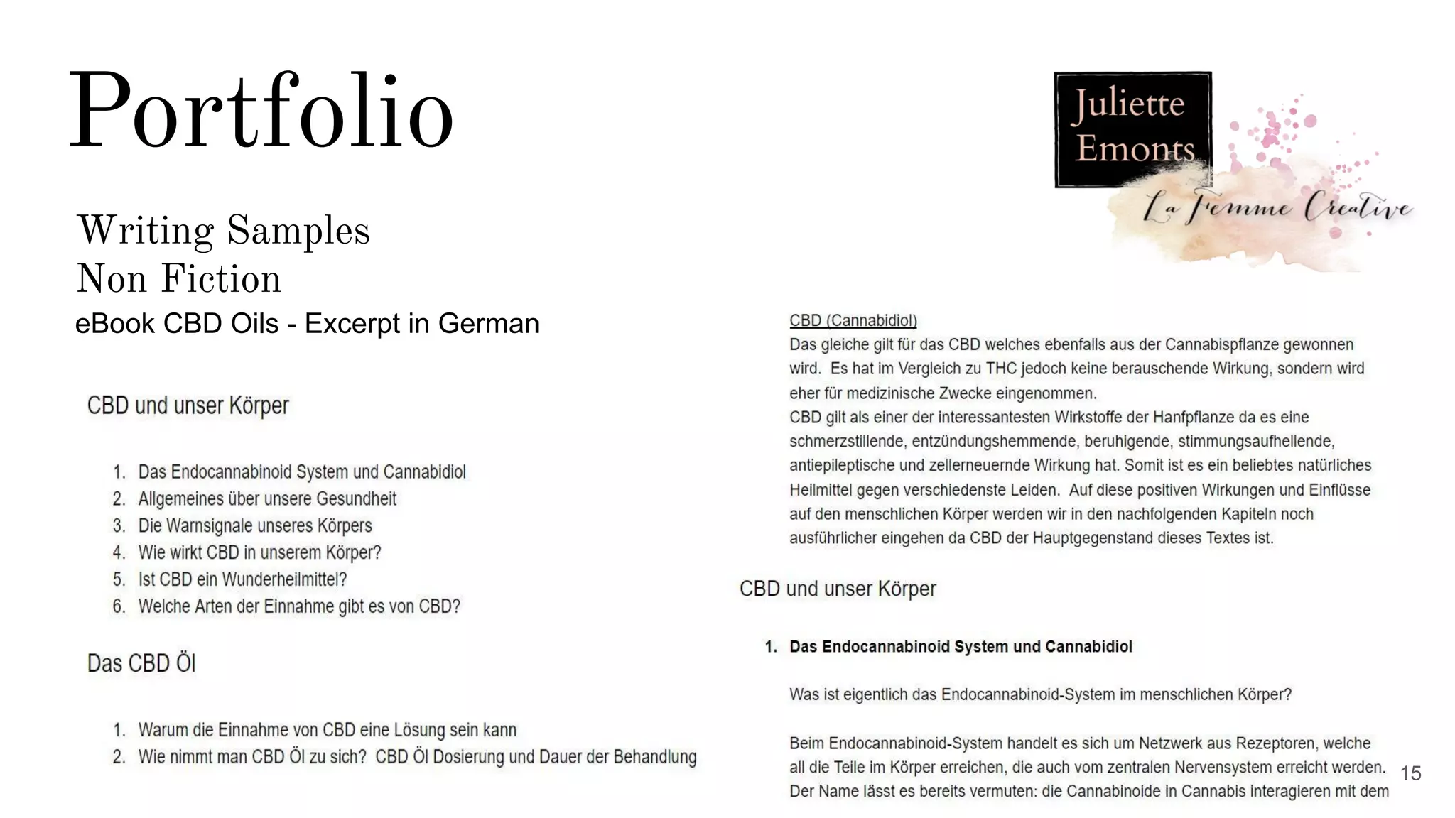 Writing Portfolio | PDF