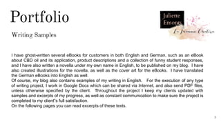 Writing Portfolio | PPT