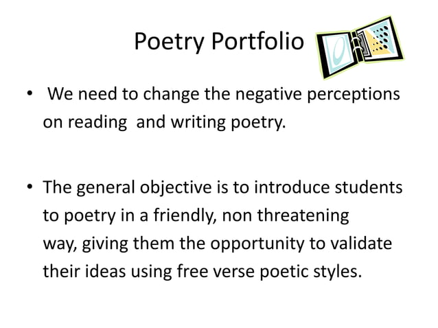 Writing Portfolios | PPT