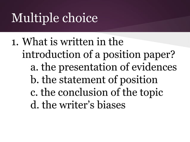 writing position paper.pptx