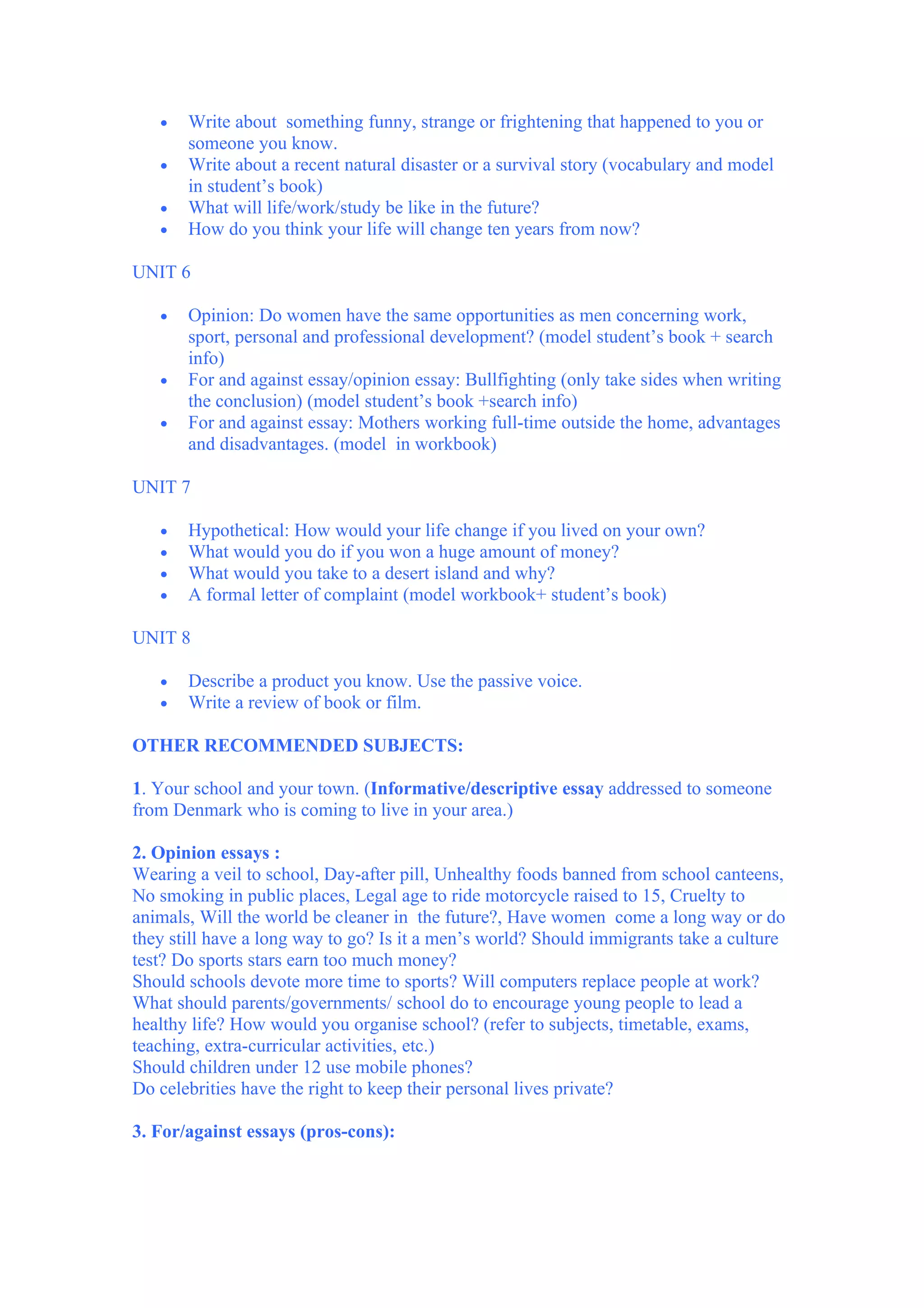 Writing practice 1st batx | PDF