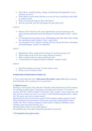 Writing practice 1st batx | PDF