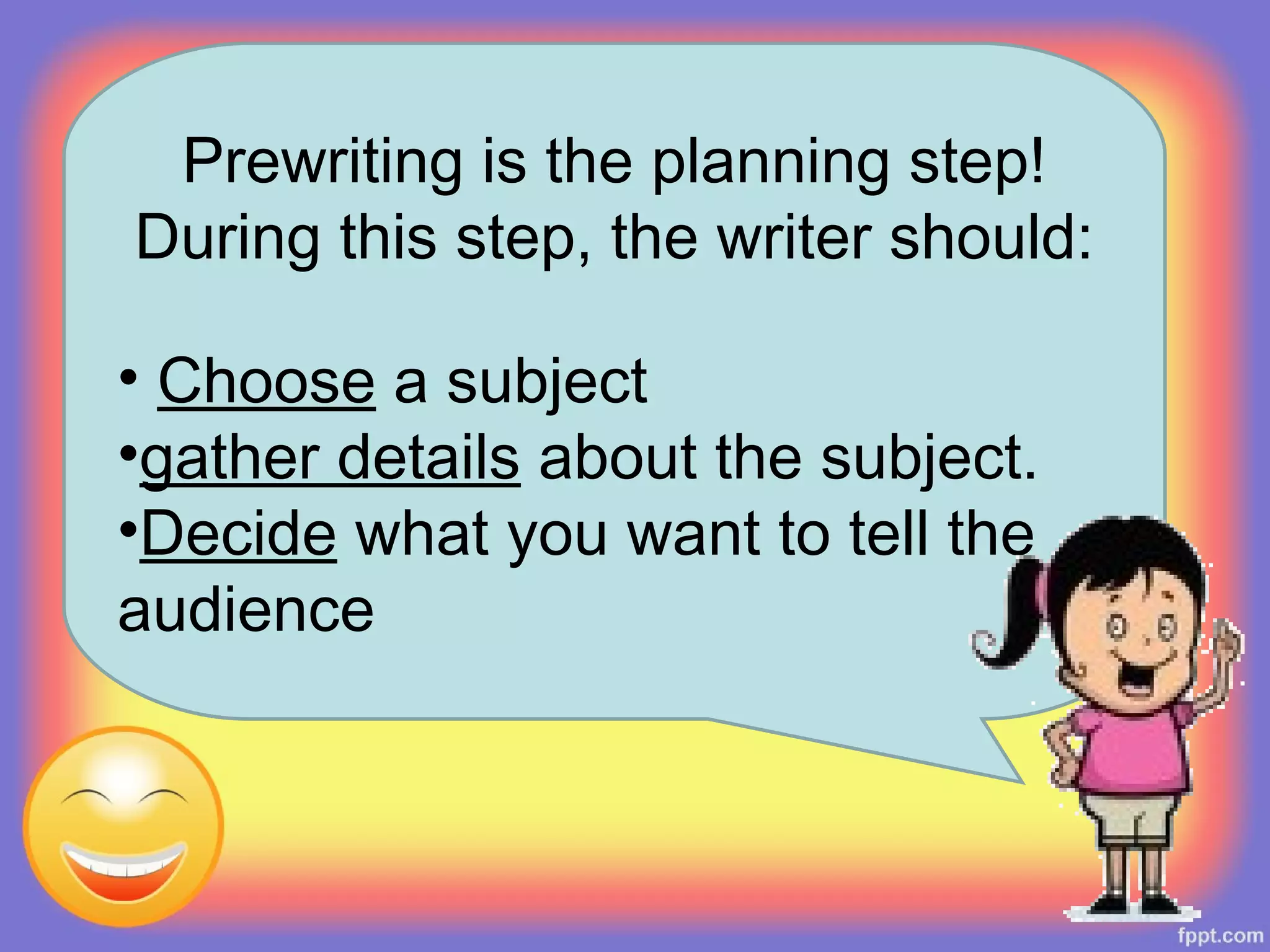 Writing Process grade 1 | PPT