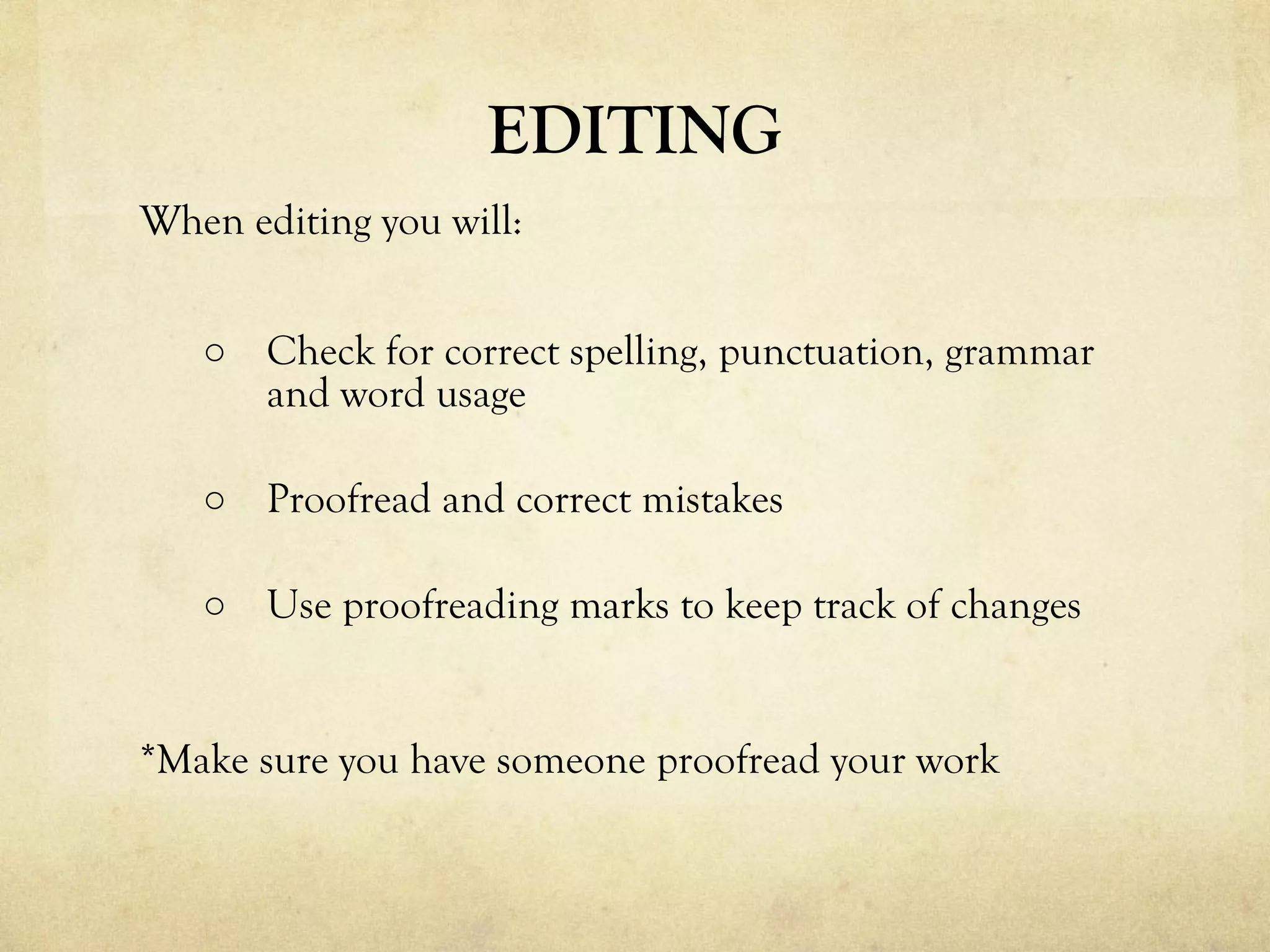 The Writing Process | PPT