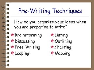 Writing process | PPT