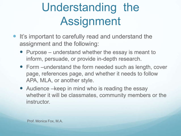 The 7 Steps of the Writing Process by Monica Fox, M.A. | PPT | Free ...