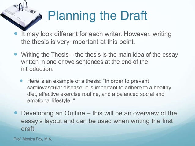 The 7 Steps of the Writing Process by Monica Fox, M.A. | PPT | Free ...