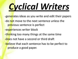 Writing process | PPT
