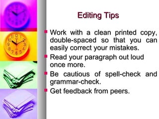 Writing process | PPT