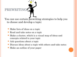 Writing process | PPT