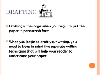 Writing process | PPT