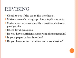 Writing process | PPT
