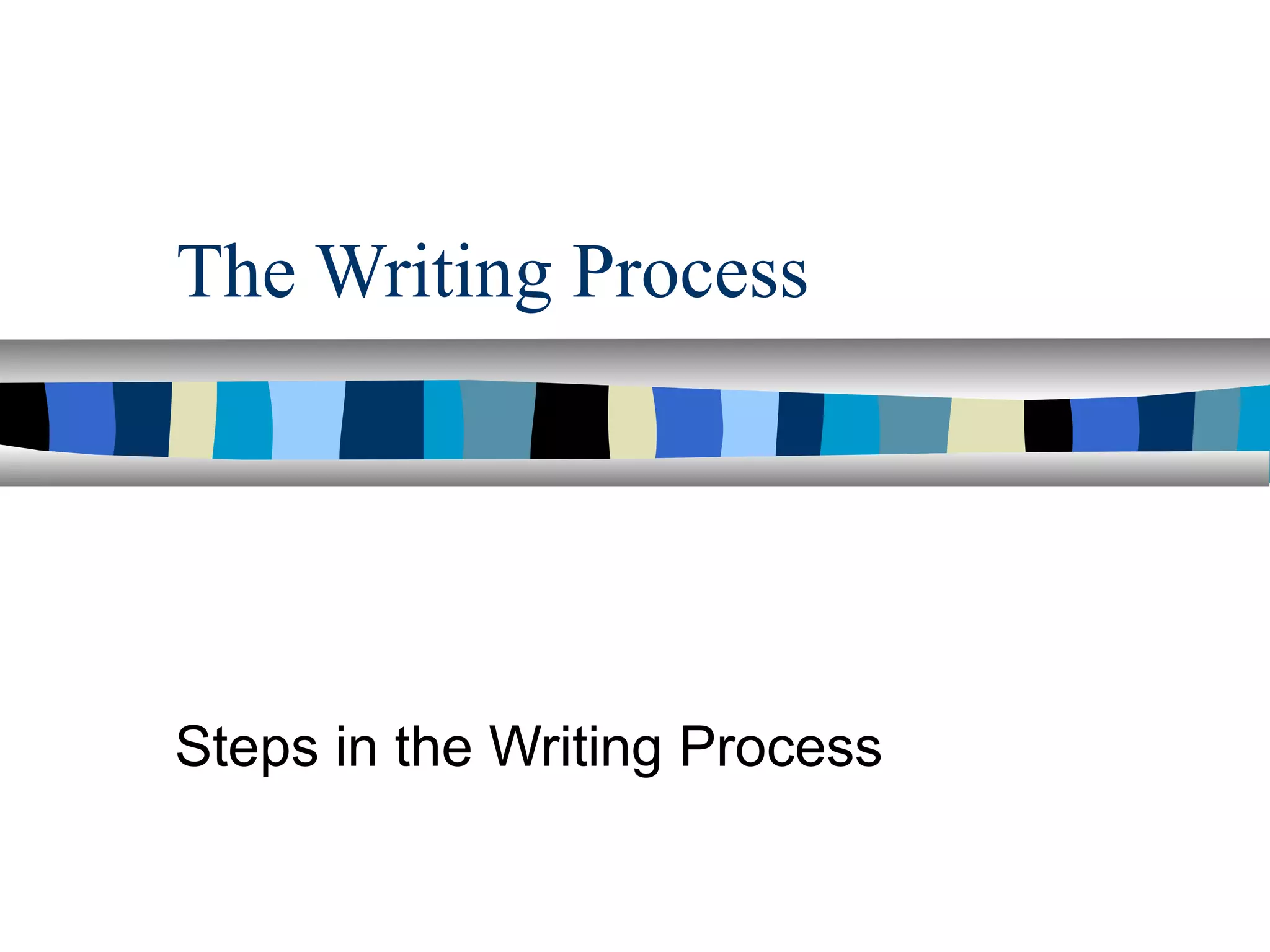 Writing process | PPT