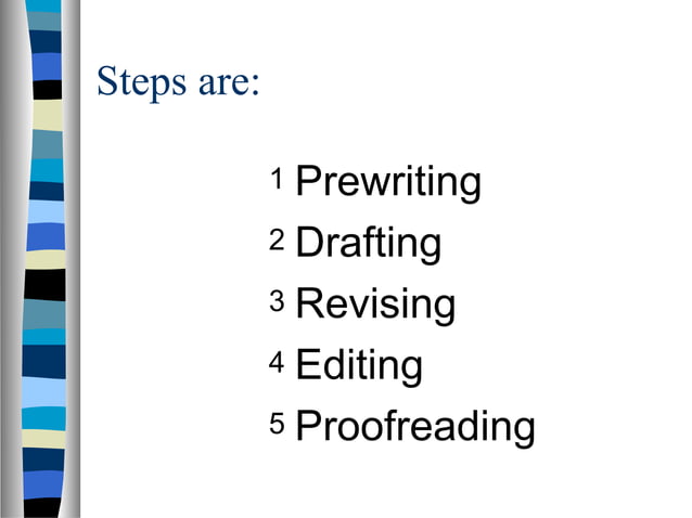 Writing process | PPT