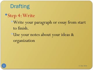 Writing Process & Writing in the business | PPT