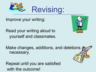 Writing process 5th grade | PPTX