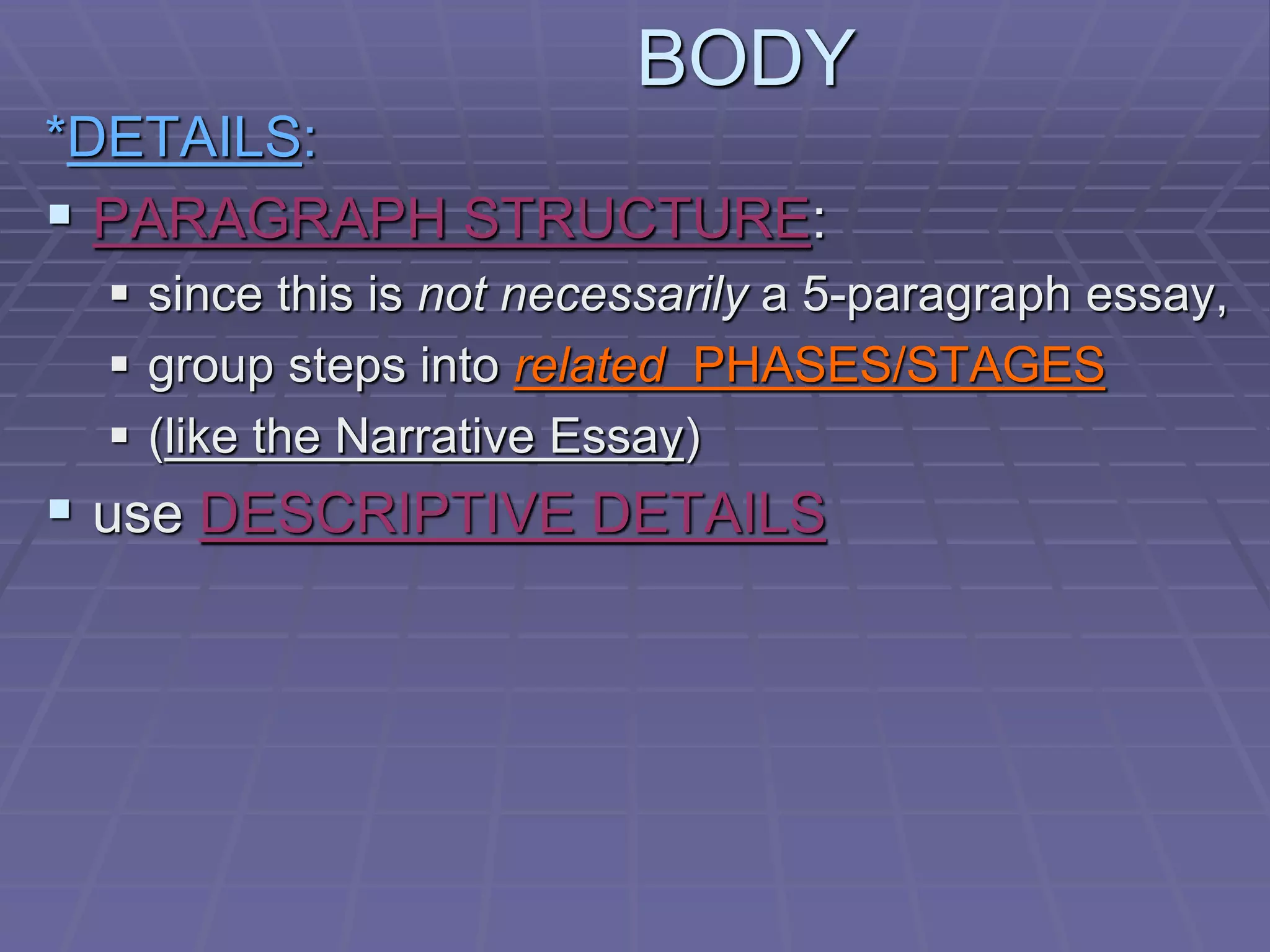 Writing process analysis essay | PPT