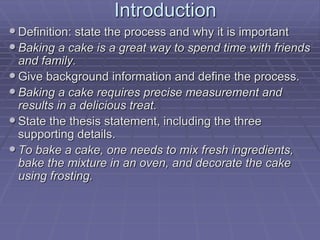 Writing process analysis essay | PPT