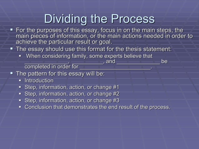 Writing process analysis essay | PPT