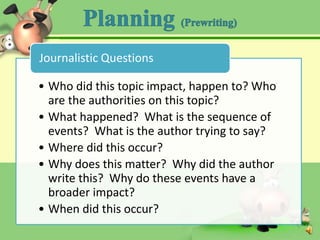 Writing Process and Planning | PPTX