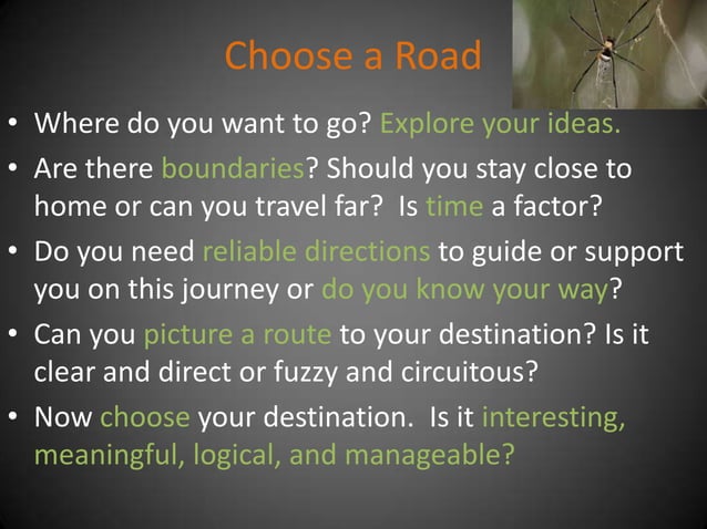 Writing Process: Road Trip | PPT