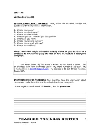 Writing process worksheet unit 2 tnf | DOC