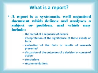 How to write a project report? | PPT
