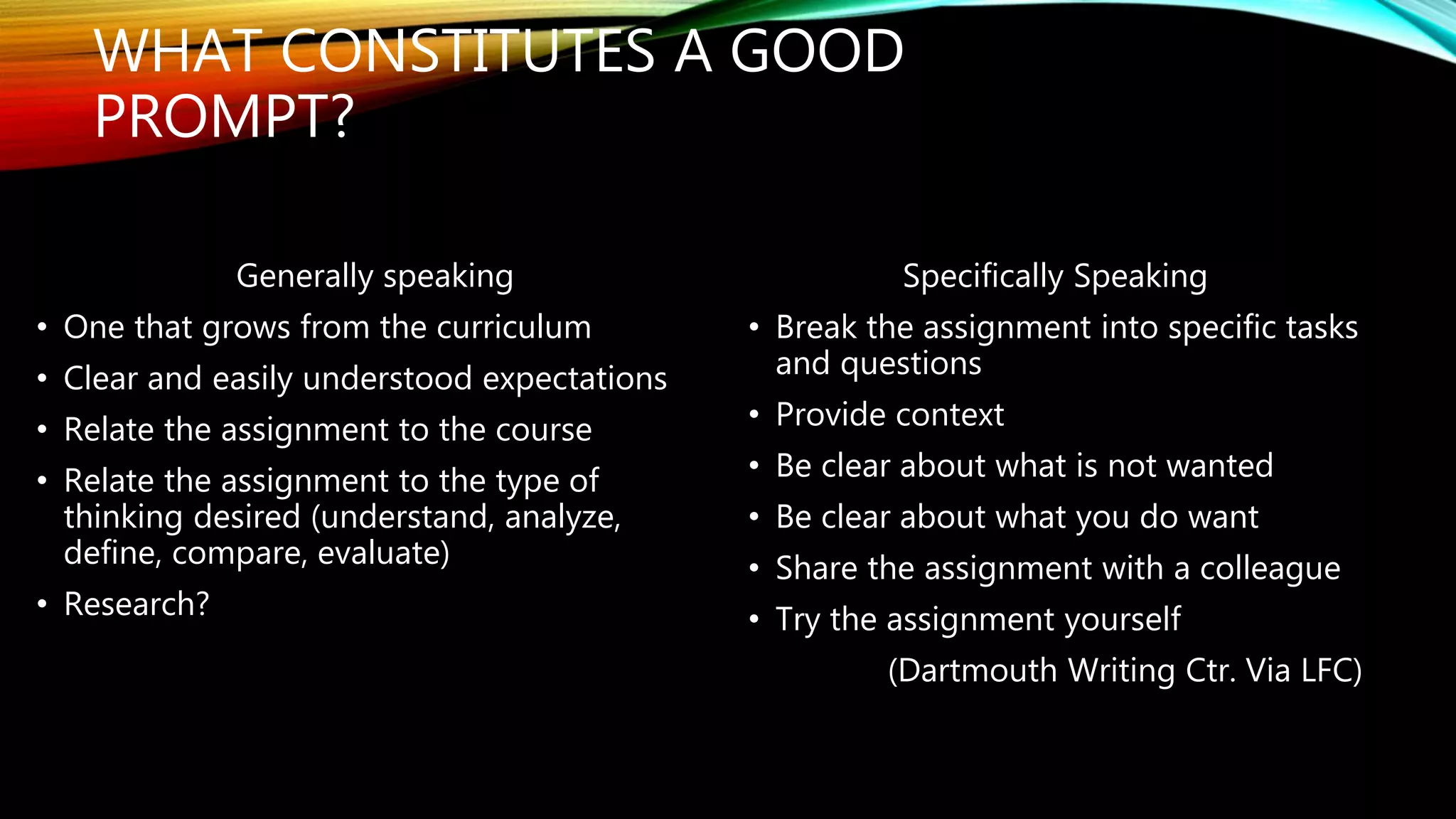 Writing Prompt Presentation | PPT