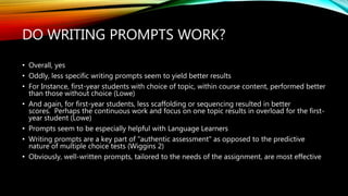 Writing Prompt Presentation | PPT