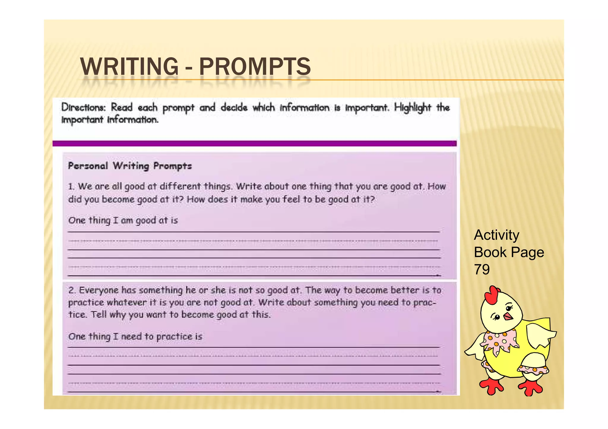 Writing prompts | PPT