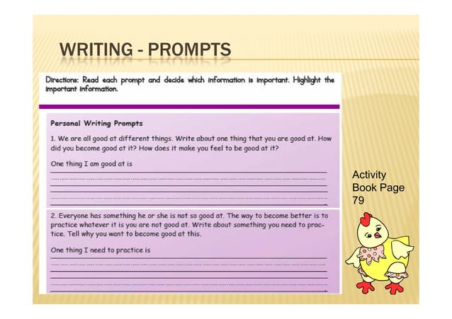 Writing prompts | PPT